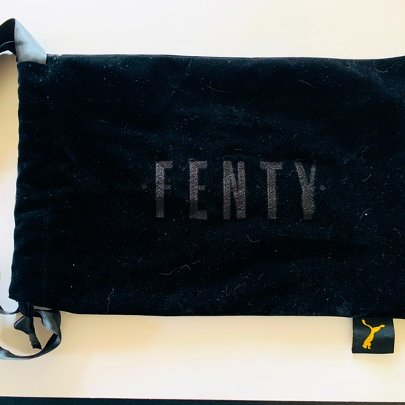 Fenty Beauty | Bags | Fenty X Puma Black Velour Velvet Shoe Dust ...